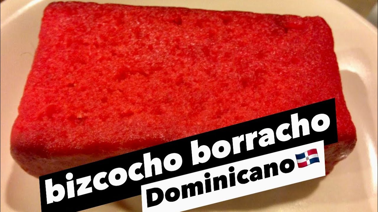 Como hacer bizcocho borracho dominicano como se hace al estilo dionnis ...