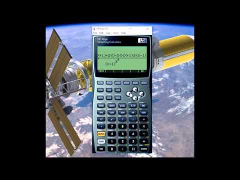 hp 40gs - calculer la dérivée d'une fonction - YouTube