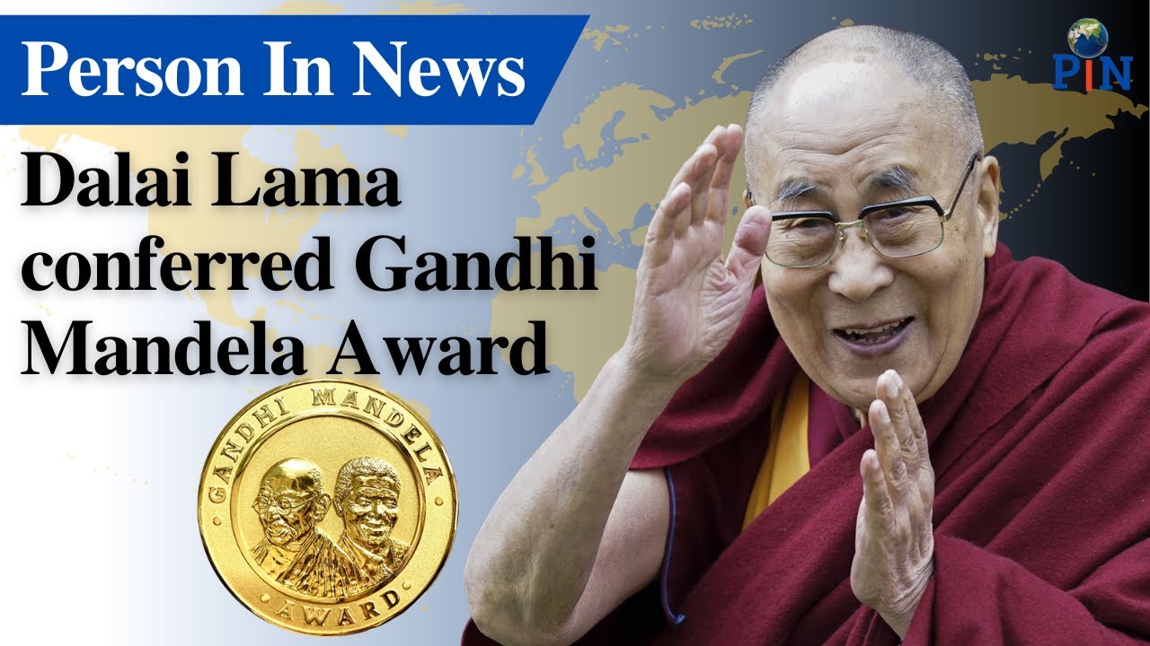 His Holiness The Dalai Lama receives Gandhi Mandela Award 2022 | Person ...