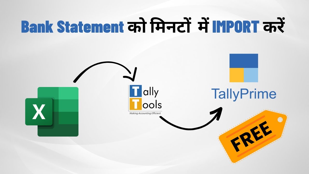 Import Bank Statement in Tally #importexceltotally #exceltotally #exceltotallyimport #tally ...