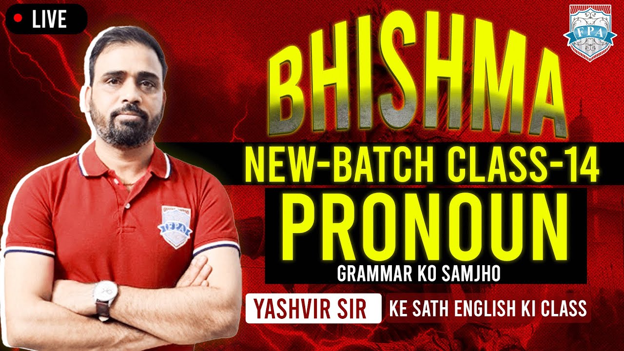 Mastering Pronouns with Yashvir Sir | Essential English Tips for All ...