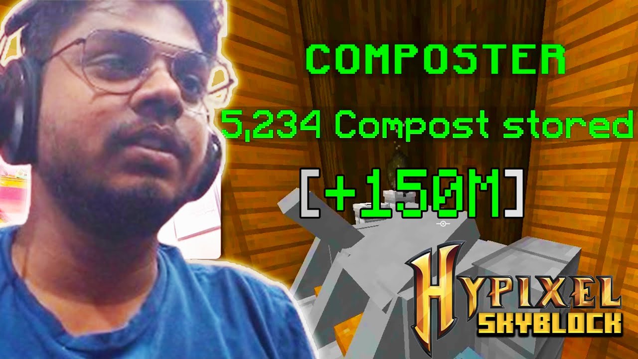 Earning Big with Compost: 150 Million Coins Revealed! Minecraft Hypixel Skyblock - YouTube