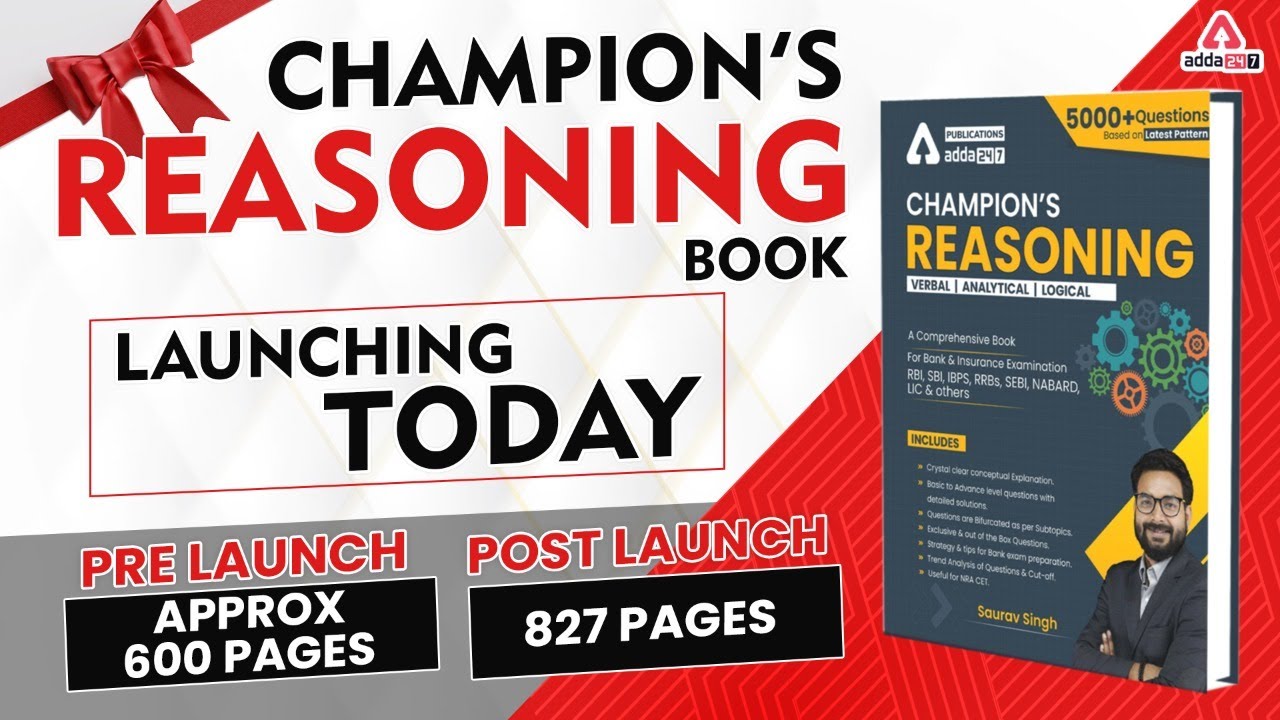 Champion's Reasoning Book by Saurav Singh | Best Reasoning Book ...