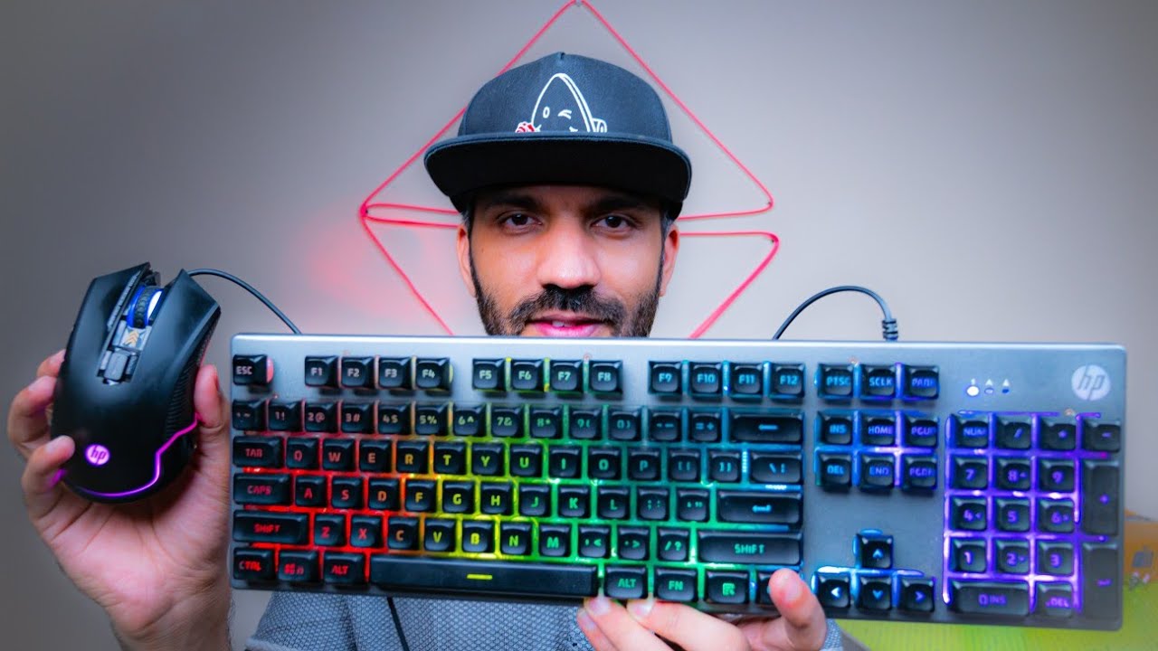 HP Gaming Keybaord K500F and Gaming Mouse G360 Unboxing - YouTube
