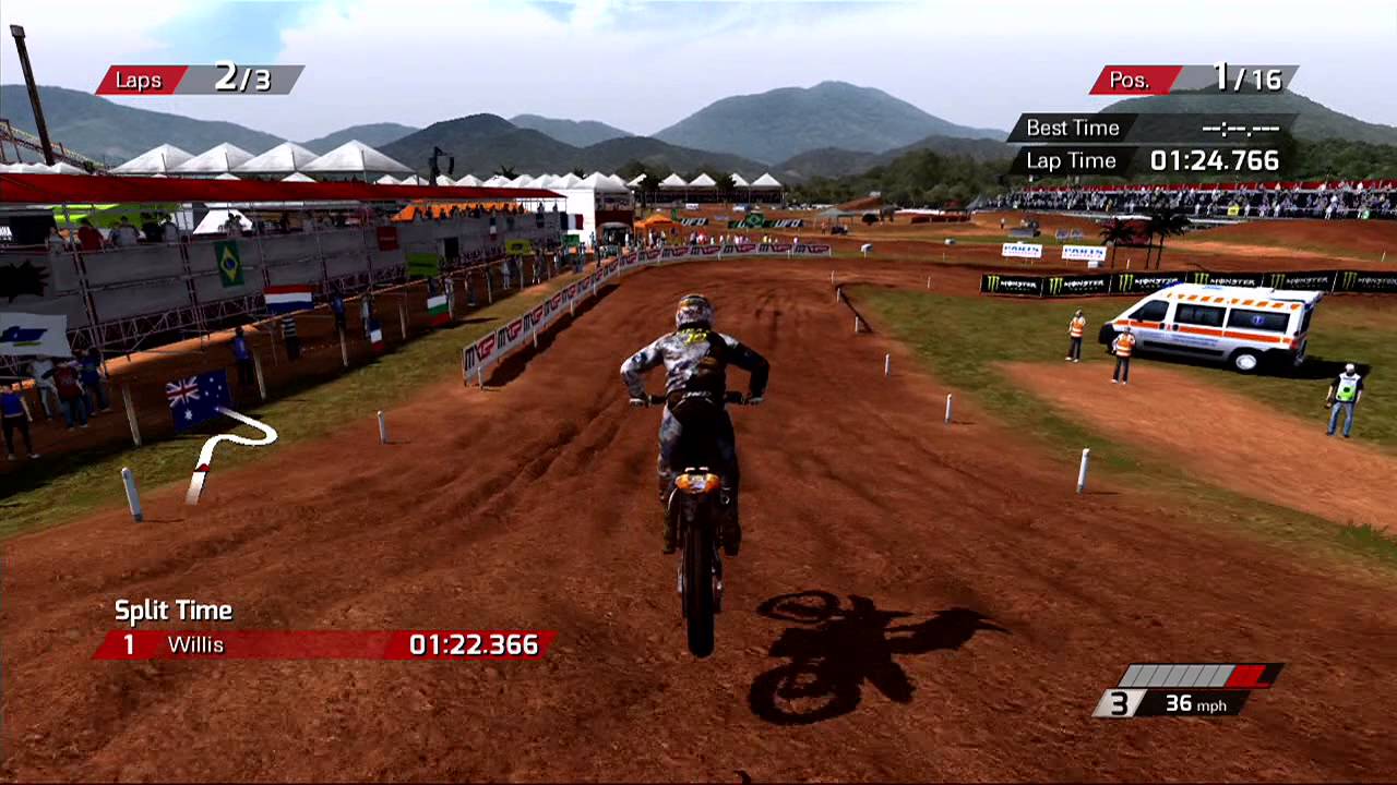 MX GP Brazil xbox360 gameplay - YouTube
