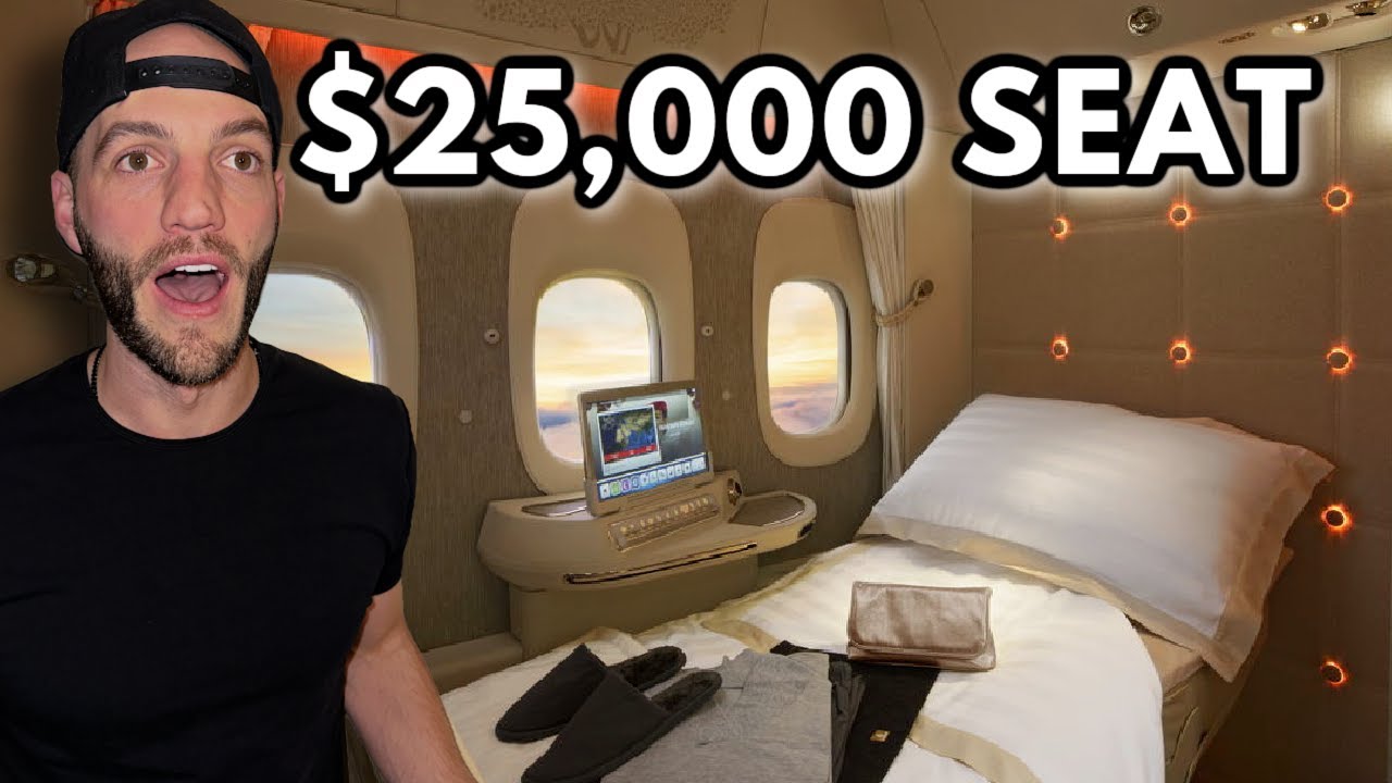 World's Most Expensive First Class Flight (Emirates Gamechanger) - YouTube