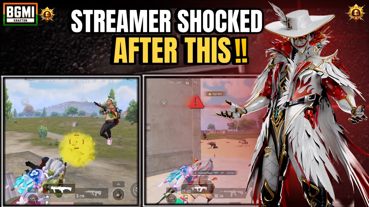 Streamer became speechless after this 💀 1v4 Clutche | 3 finger+ 400 ...