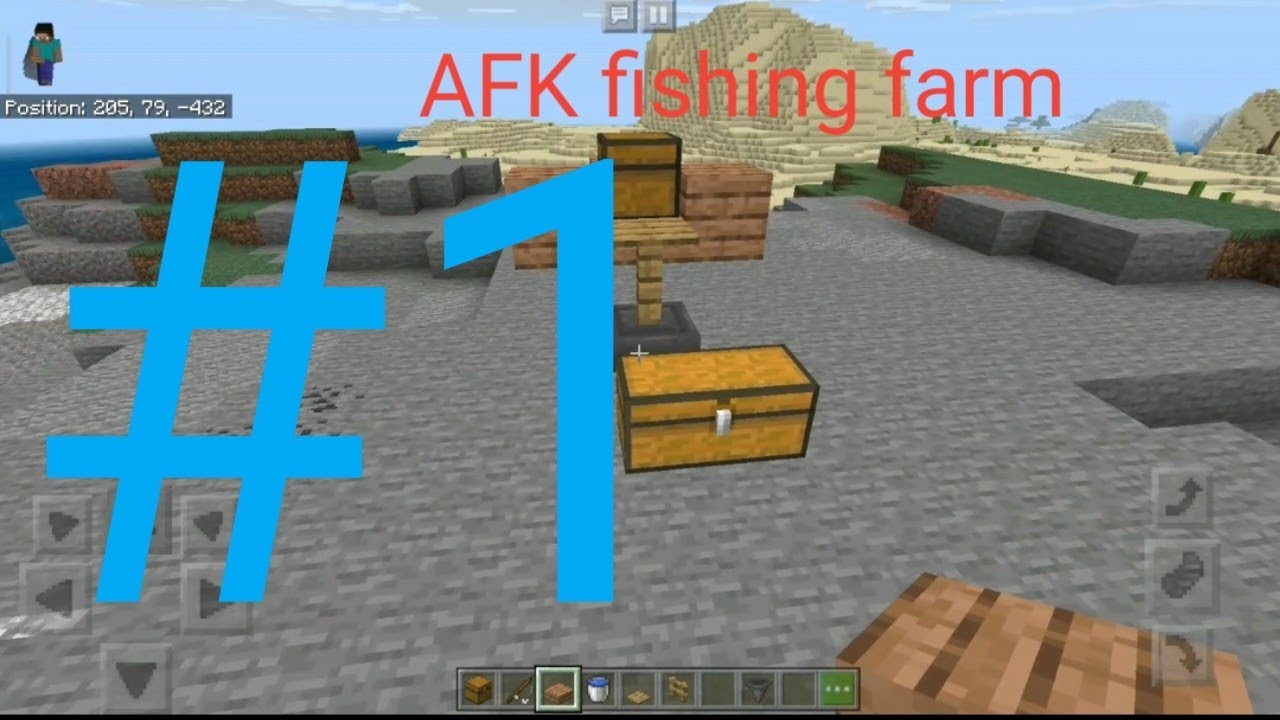 Easy and simple fishing farm for Minecraft pe [Minecraft tutorial #1 ...