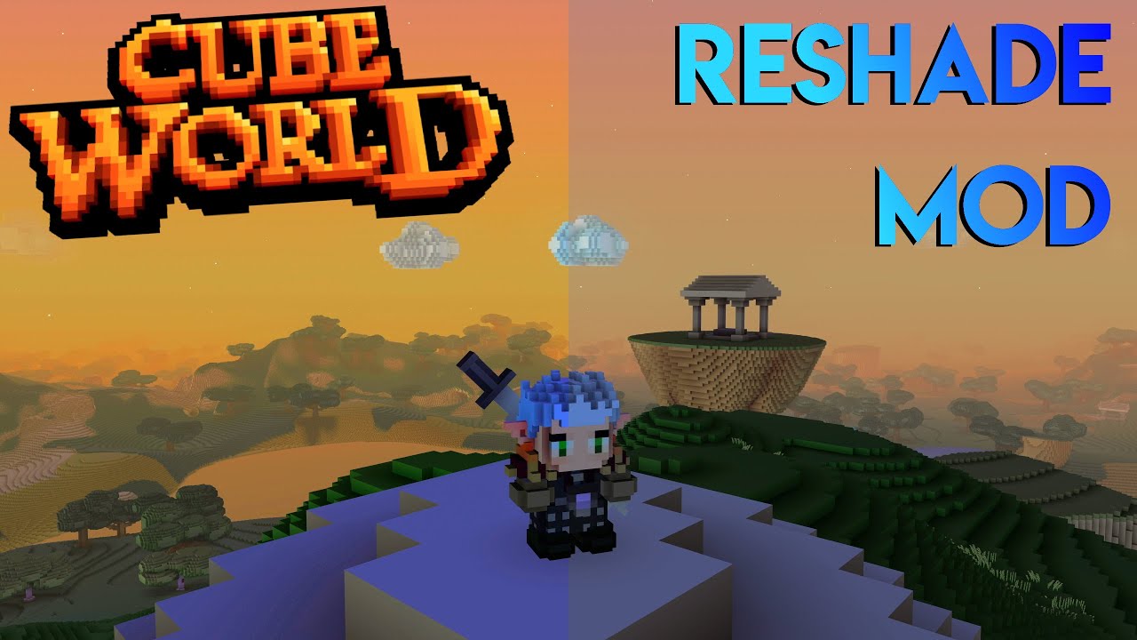 Change The Look Of Cube World! Reshade Mod Review & How To Install ...
