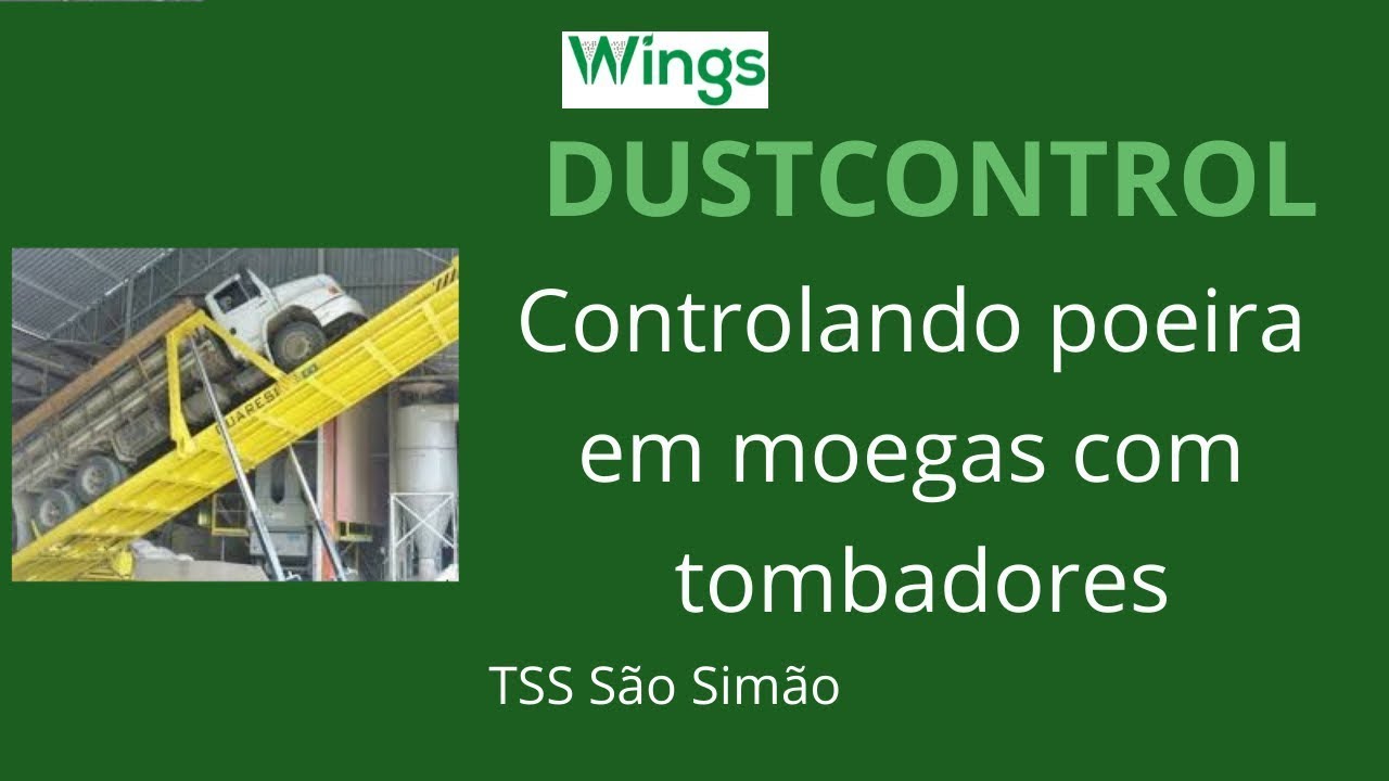 DustControl Wings – supressão de pó nas moegas de grãos da TSS sem filtro - YouTube
