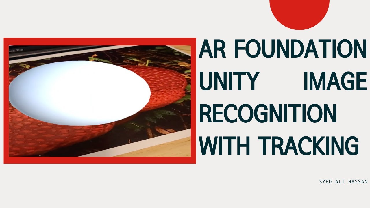AR Foundation image recognition tutorial with image tracking - YouTube