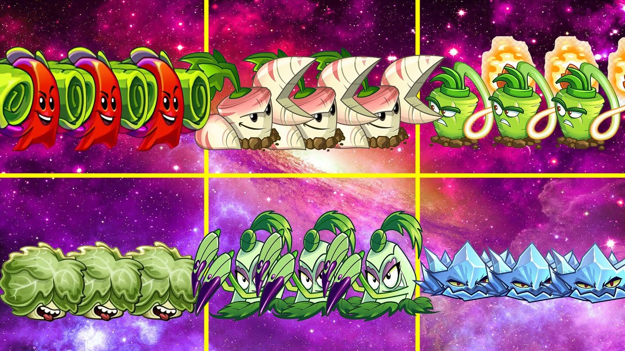 6 Super Melee Plants Battlez! (No Plant Food) Who Is The Best? PvZ 2 ...