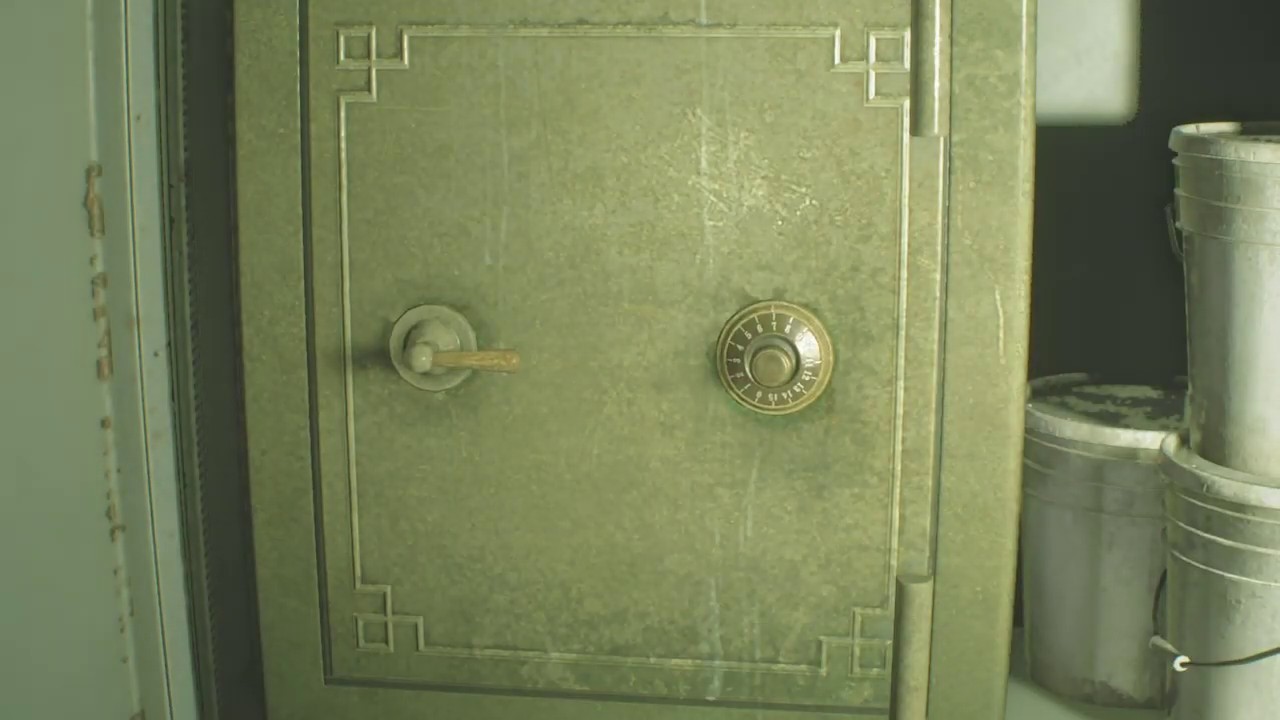 Resident Evil 3 Remake : The First Safe Lock Combination - YouTube