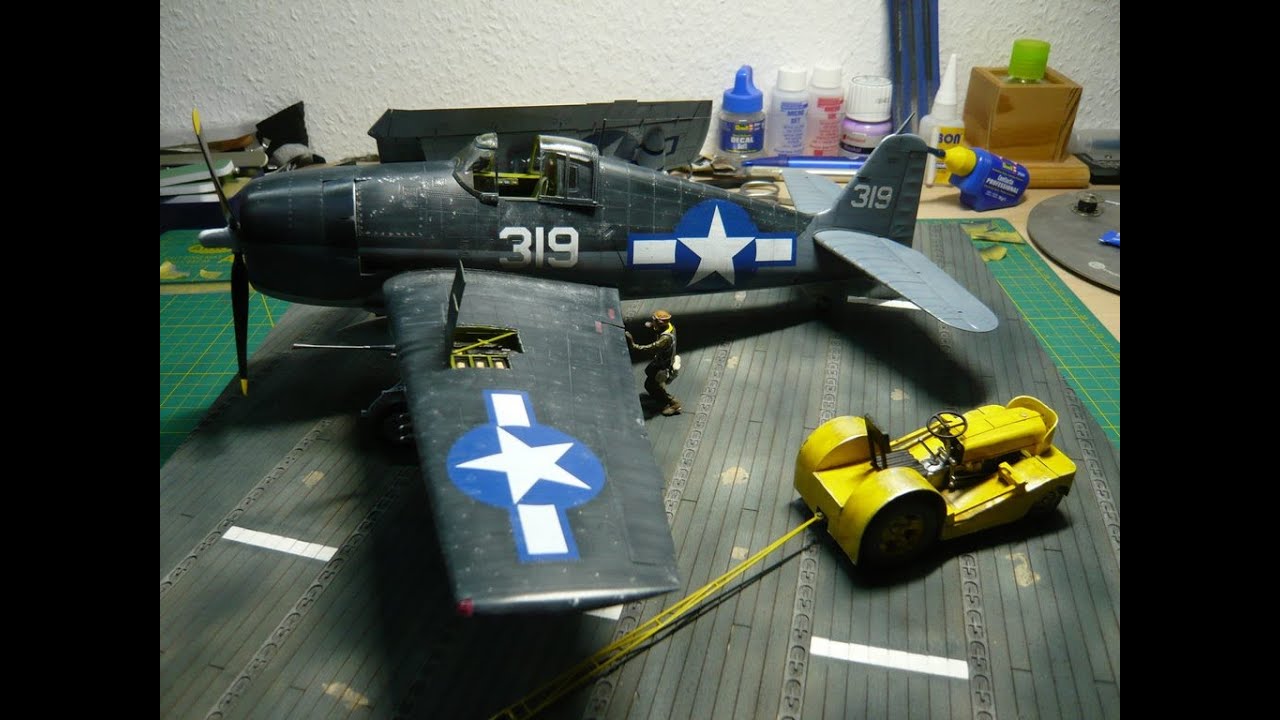 F6F 3N Hellcat Trumpeter 02258 1 32 YouTube