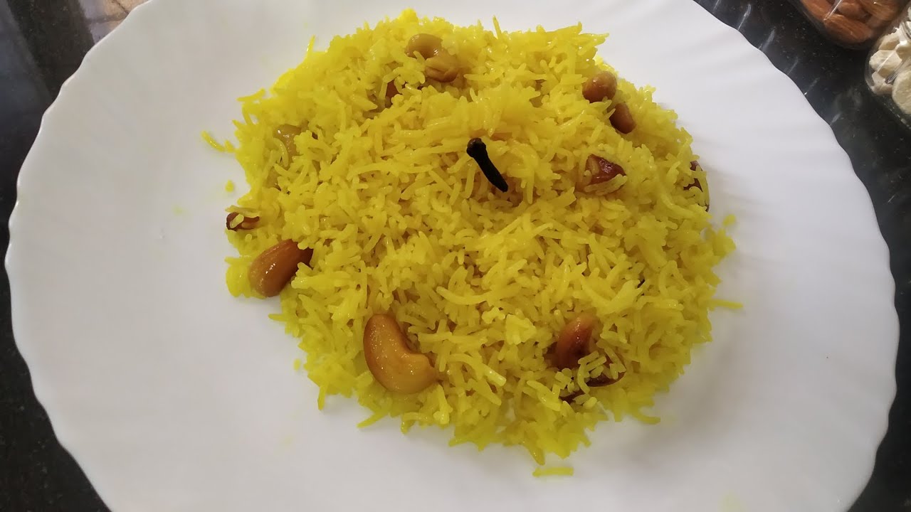 Basanti Pulao Recipe | বাসন্তী পোলাও | বাসমতি চালের পোলাও | Basanti ...