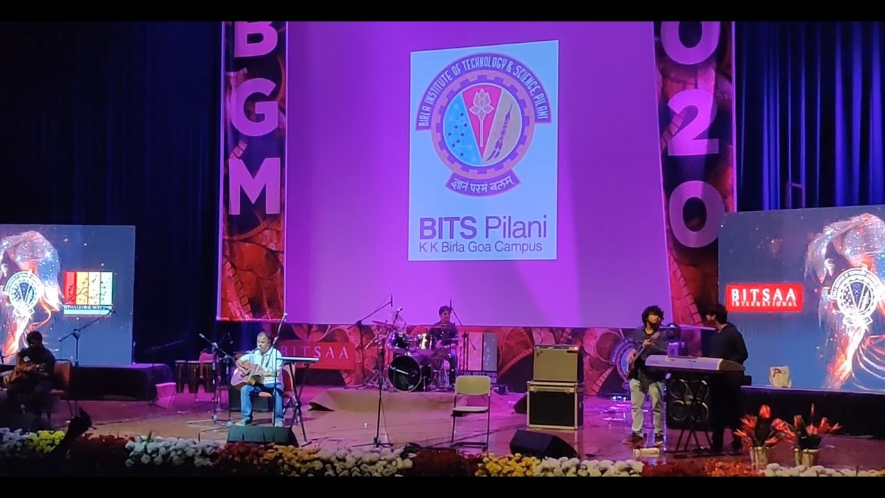 Music Nite: BITSAA Global Meet 2020 BITS Pilani, Goa campus - YouTube