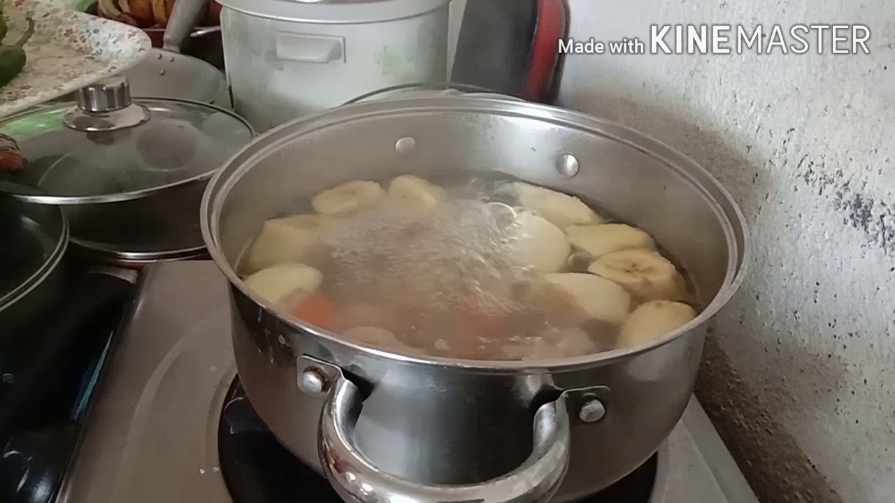 pork nilaga with saging na saba...Oct. 24 ,2020 - YouTube