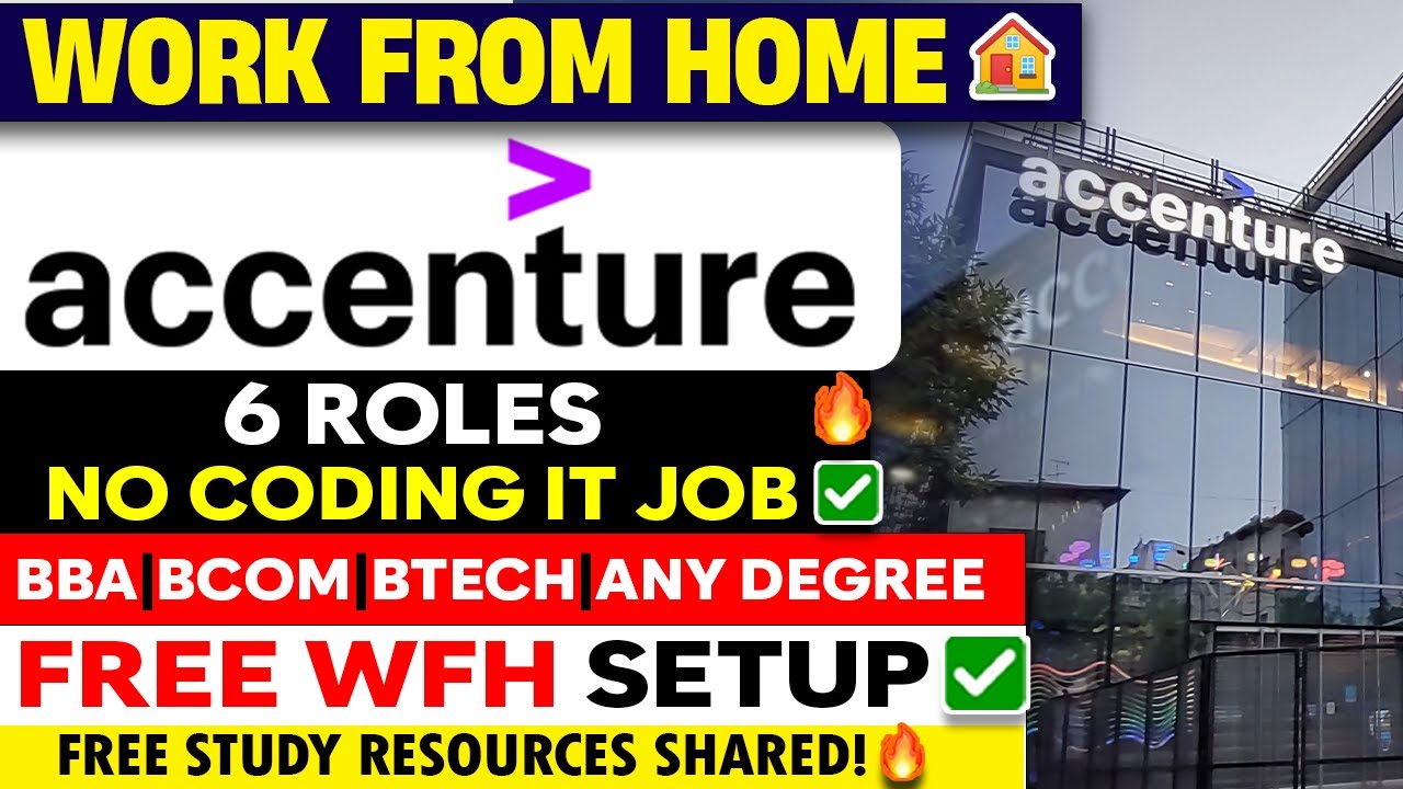 WORK FROM HOME JOB FROM ACCENTURE | ACCENTURE ANNOUNCED HIRING | NON ...