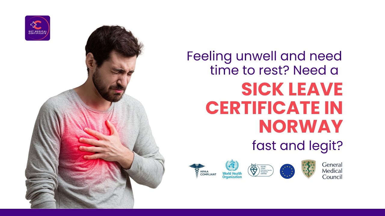 Get Your Sick Leave Certificate in Norway - YouTube