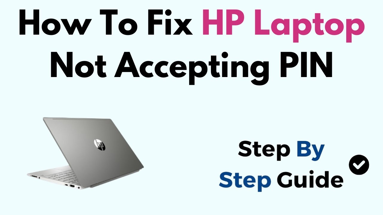 How To Fix HP Laptop Not Accepting PIN Windows 11 - YouTube