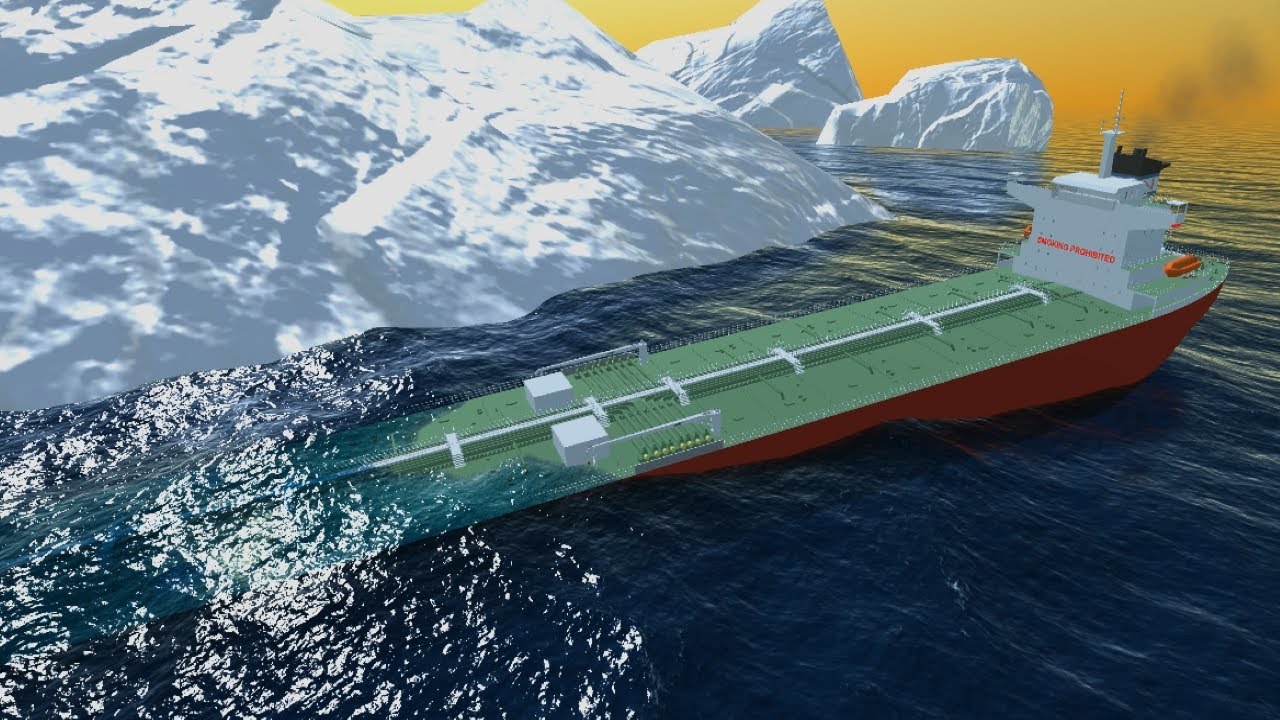 Sinking of the Oil Tanker - Ship Handling Simulator - YouTube
