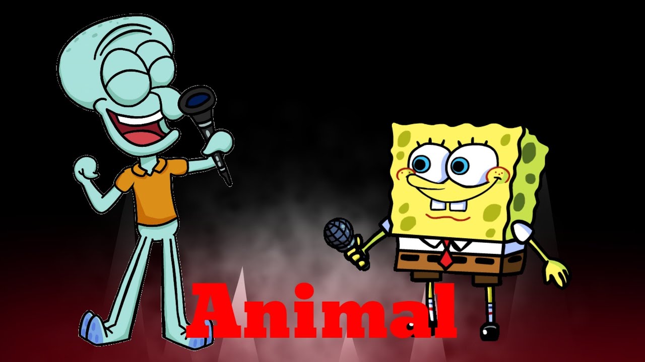 FNF Animal But It's Squidward And Spongebob Sings It (FNF COVERS) - YouTube