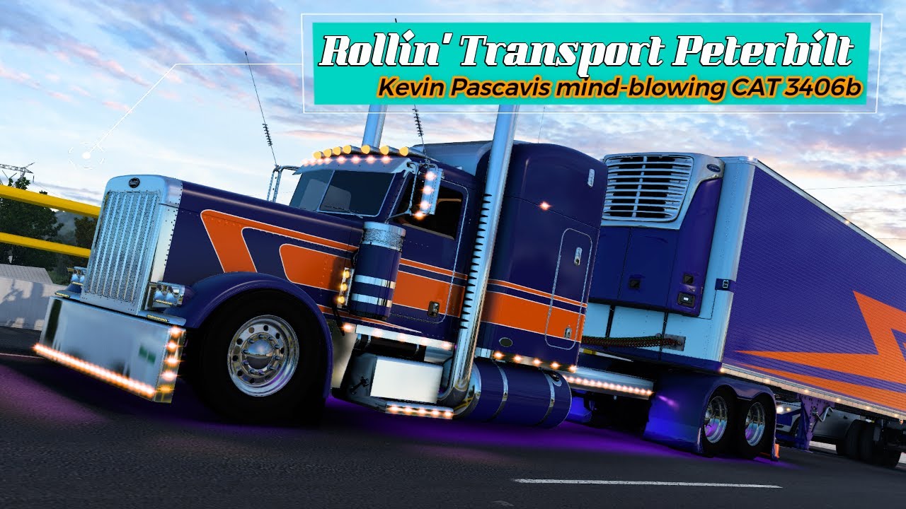 Rollin’ Transport (Kevin) Peterbilt's mind-blowing CAT 3406b Engine ...