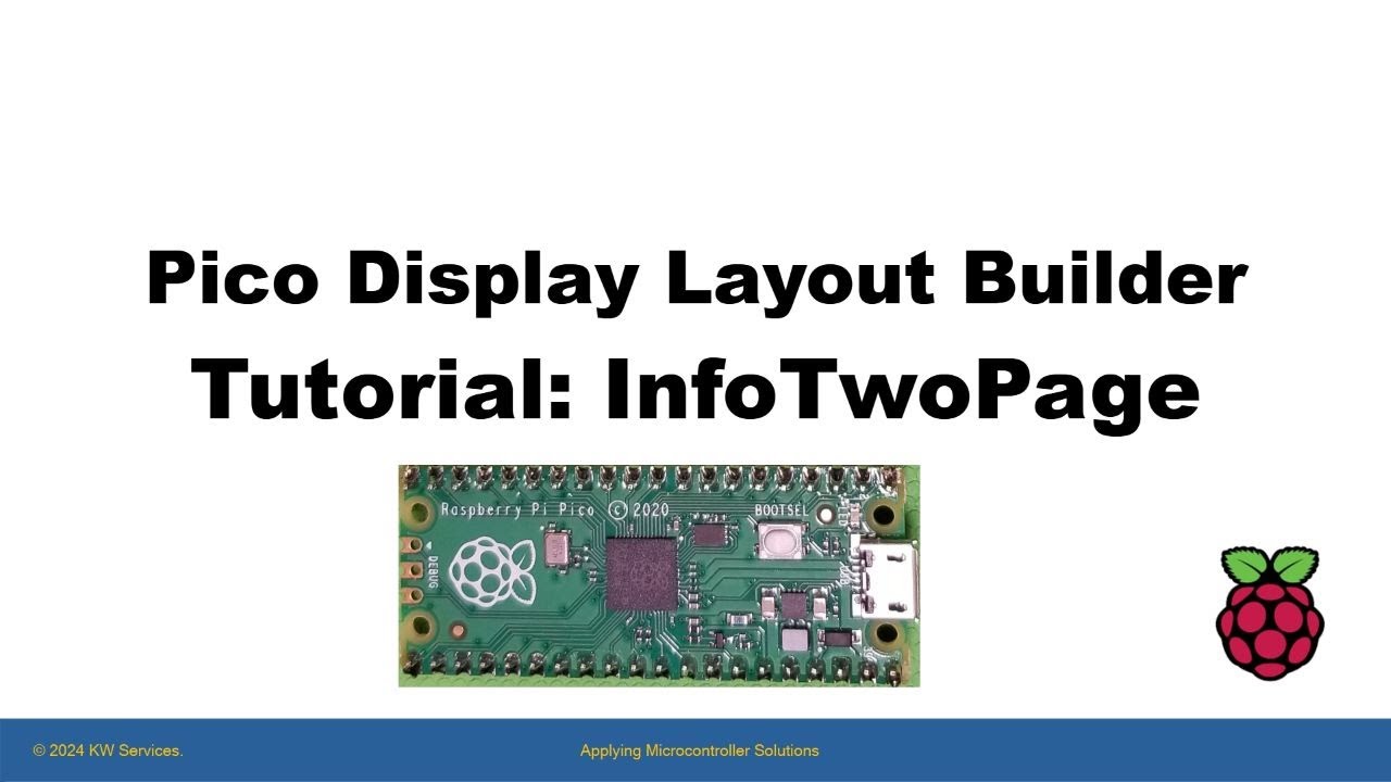 Pico Display Layout Builder (PDLB) Tutorial - InfoTwoPage Program - YouTube