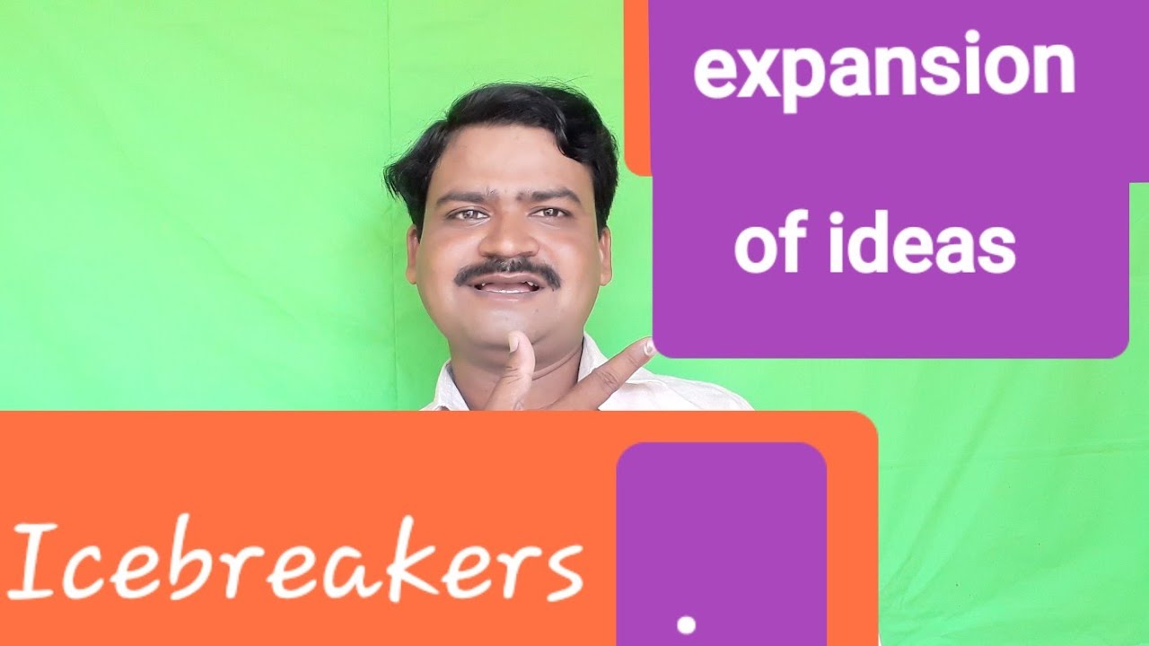 expansion of idea | Icebreakers | writing skill | 11th English - YouTube