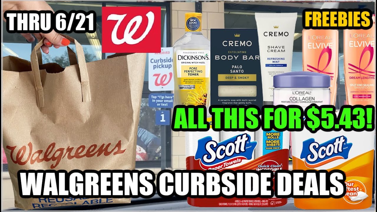 WALGREENS CURBSIDE DEALS (6/15 - 6/21) | Freebies & Cheap Deals! - YouTube