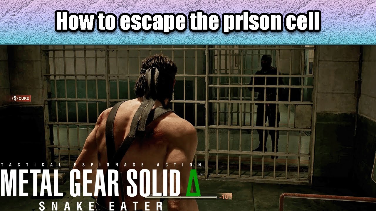 How to escape the prison cell in Groznyj Grad | Metal Gear Solid 3 ...