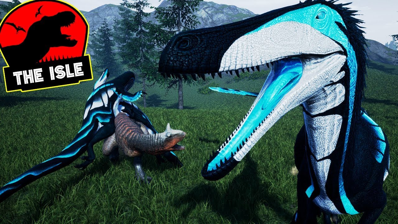 The Isle | Austroraptor Neon, Ataque dos Dinossauros Mutantes, Híbridos ...