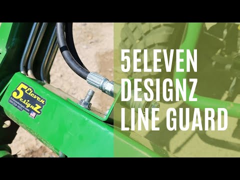 Adding a 5elevenDesignz Hydraulic Line Guard to the 2025R - YouTube