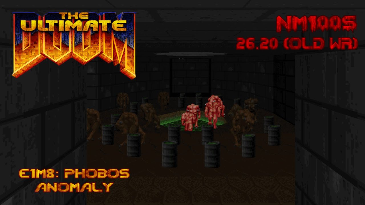 Ultimate Doom: E1M8 NM100S in 26.20 (Old WR) - YouTube