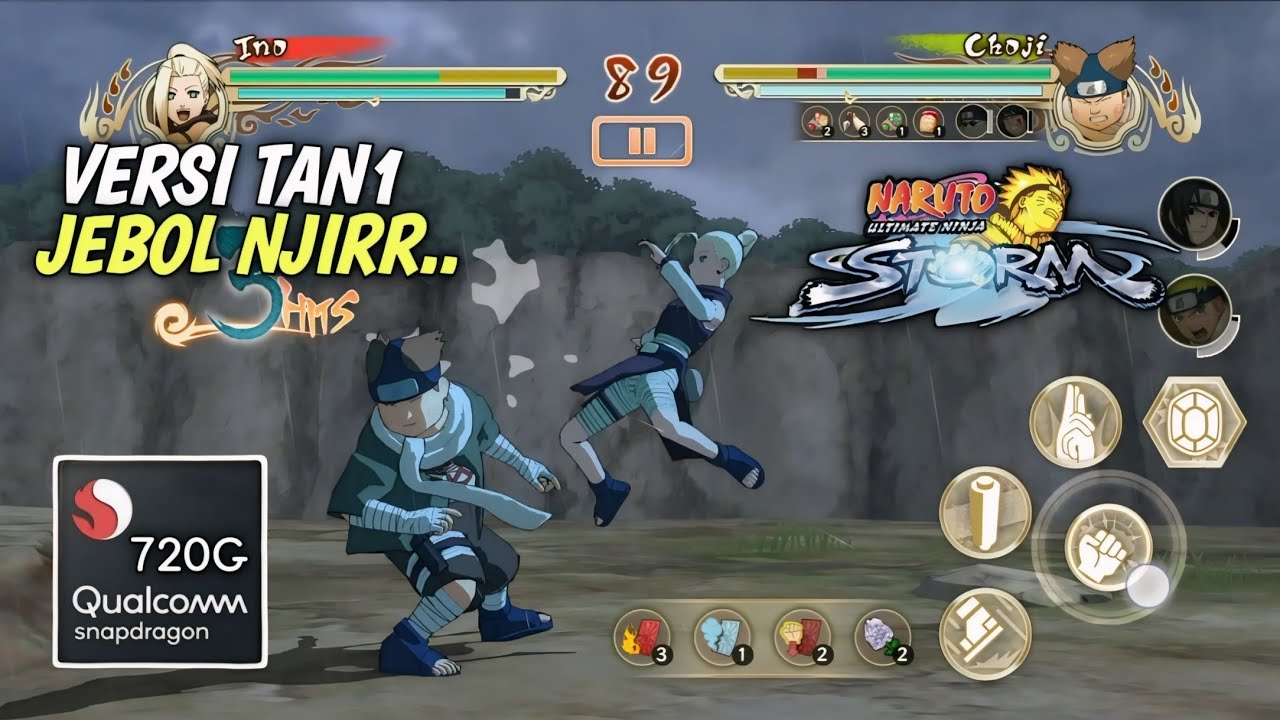 Naruto: Ultimate Ninja Storm TANI Gameplay on Snapdragon 720G - High ...