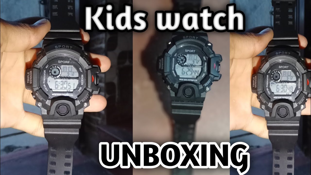 Kids Normal watch UNBOXING // by only unboxing for akhil - YouTube