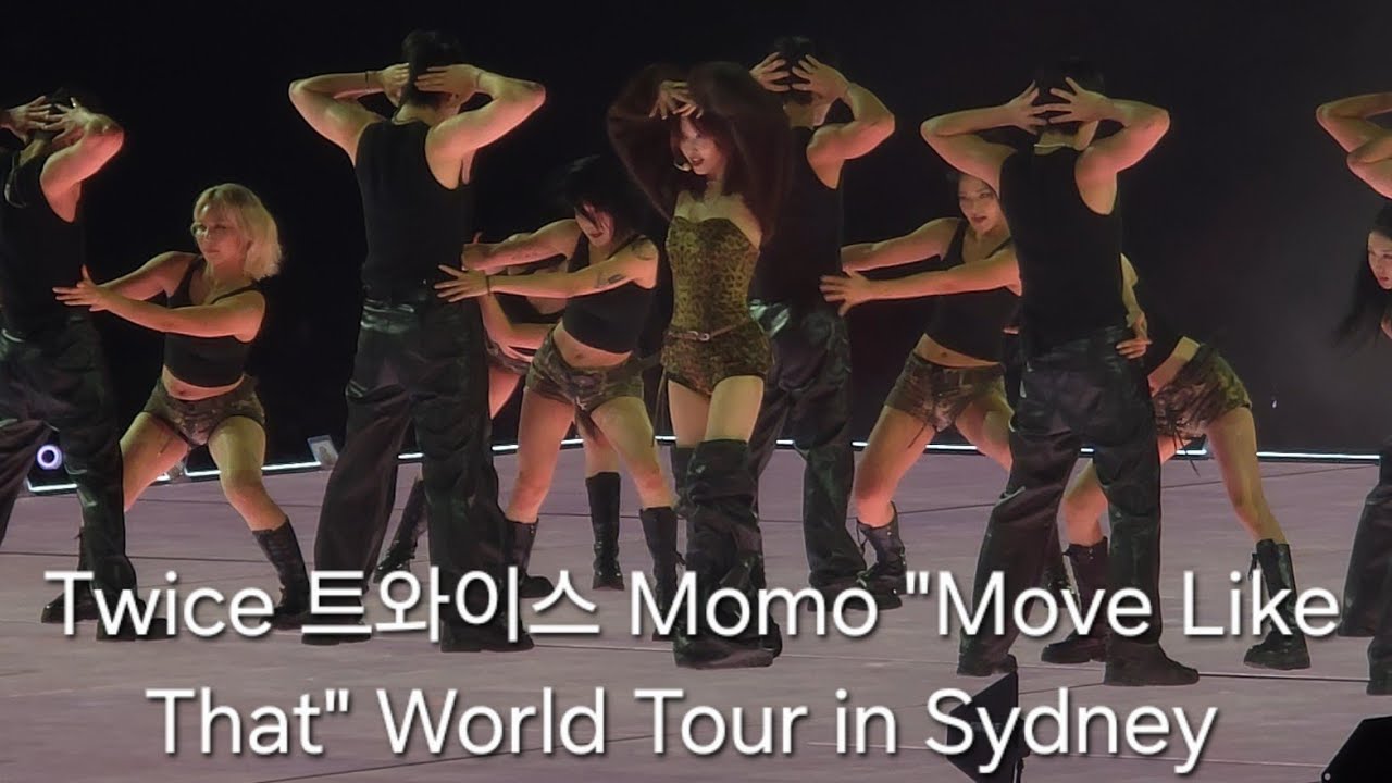 Twice 트와이스 Momo Solo "Move Like That" This Is For World Tour in Sydney ...