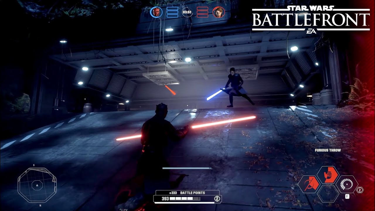 Star Wars Battlefront 2: Hero Showdown Gameplay - YouTube