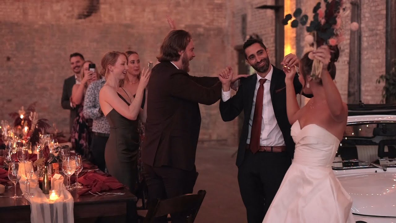 Caitlin + Gabriel Wedding Reception - YouTube
