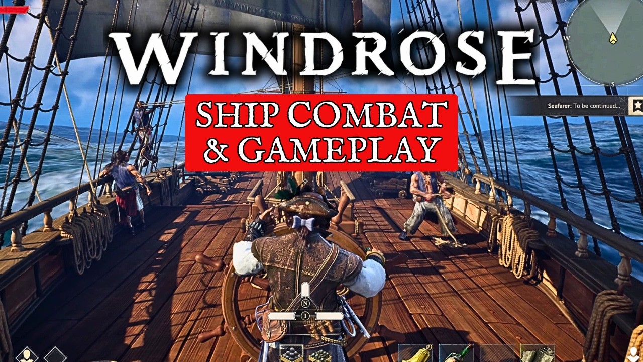 Windrose gets pretty FUN once you get your own SHIP & CREW! - YouTube