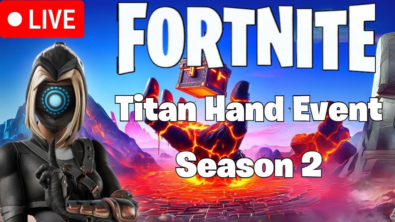 🔴Fortnite Live | Zero Build Squads With Viewers | Titan Hand Event ...