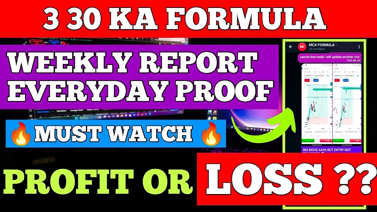 3 30 Ka Formula Trading (Weekly Report) - YouTube