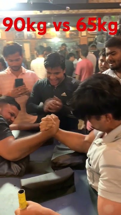 90kg vs 65kg #armwrestling #motivation #fight #armworkout #intence - YouTube