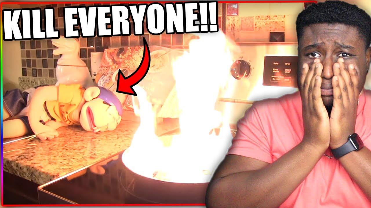 JEFFY BURNS DOWN THE HOUSE! | SML Movie: Sleepy Jeffy Reaction! - YouTube