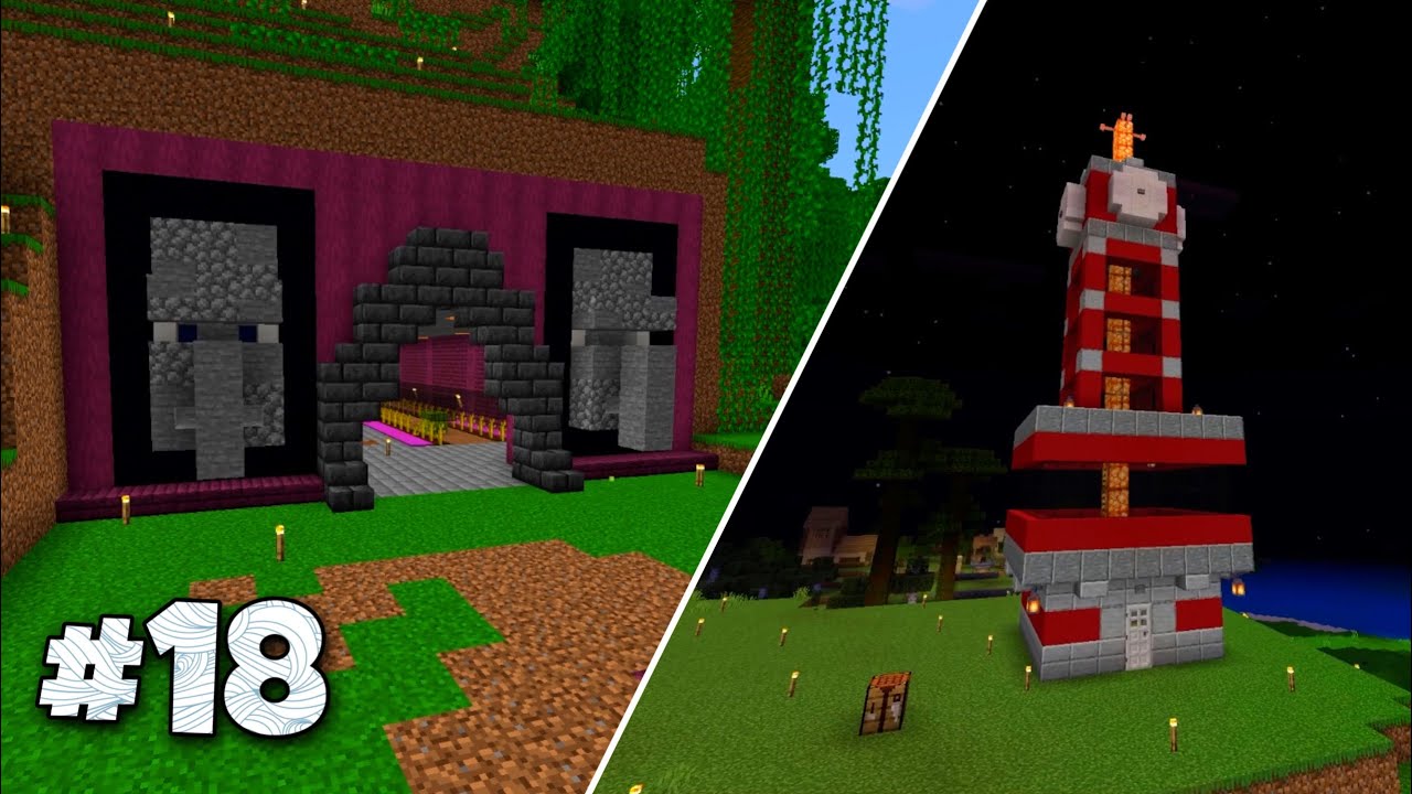 Let's Play Minecraft (#18) - Radio Tower & Melon Farm! - YouTube