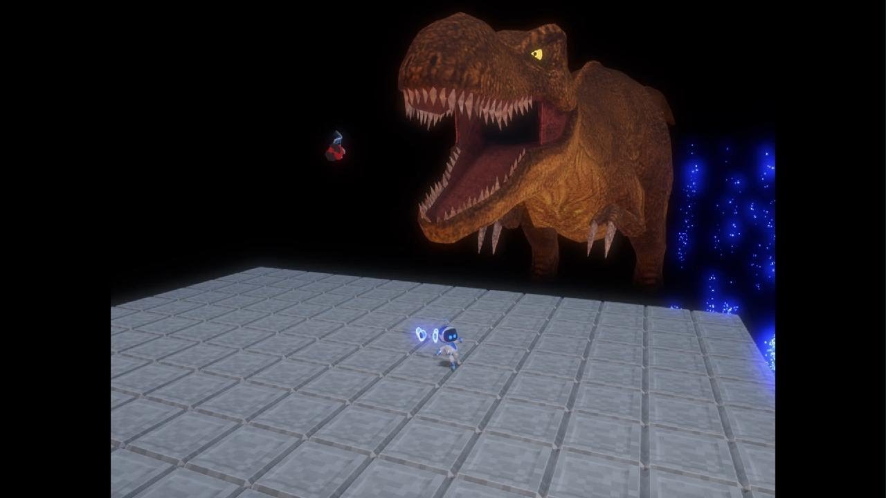 ASTRO's PLAYROOM_ PS1 fun with dinosaurs - YouTube