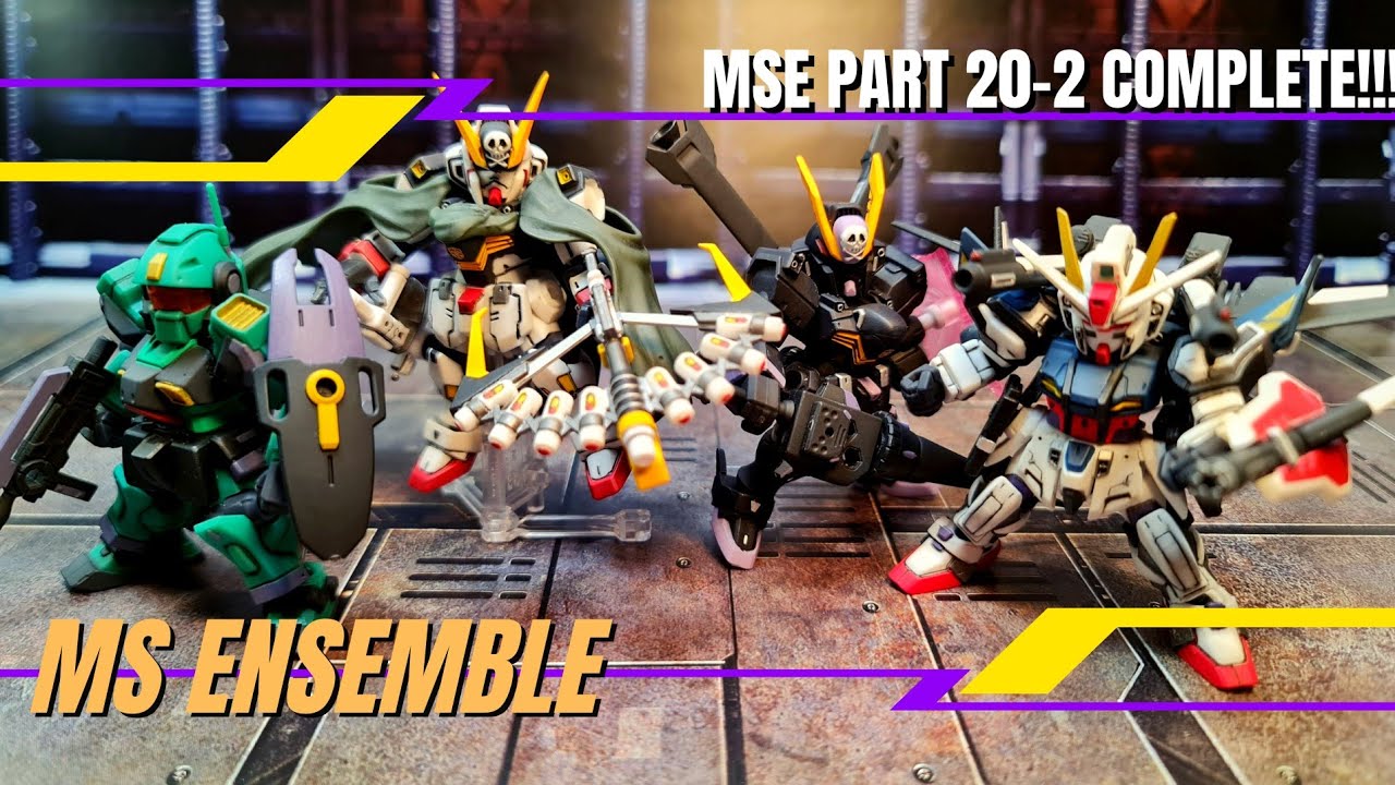 Effort Build-MS Ensemble Part 20-2-Complete!!! XM-X1 Crossbone Gundam ...