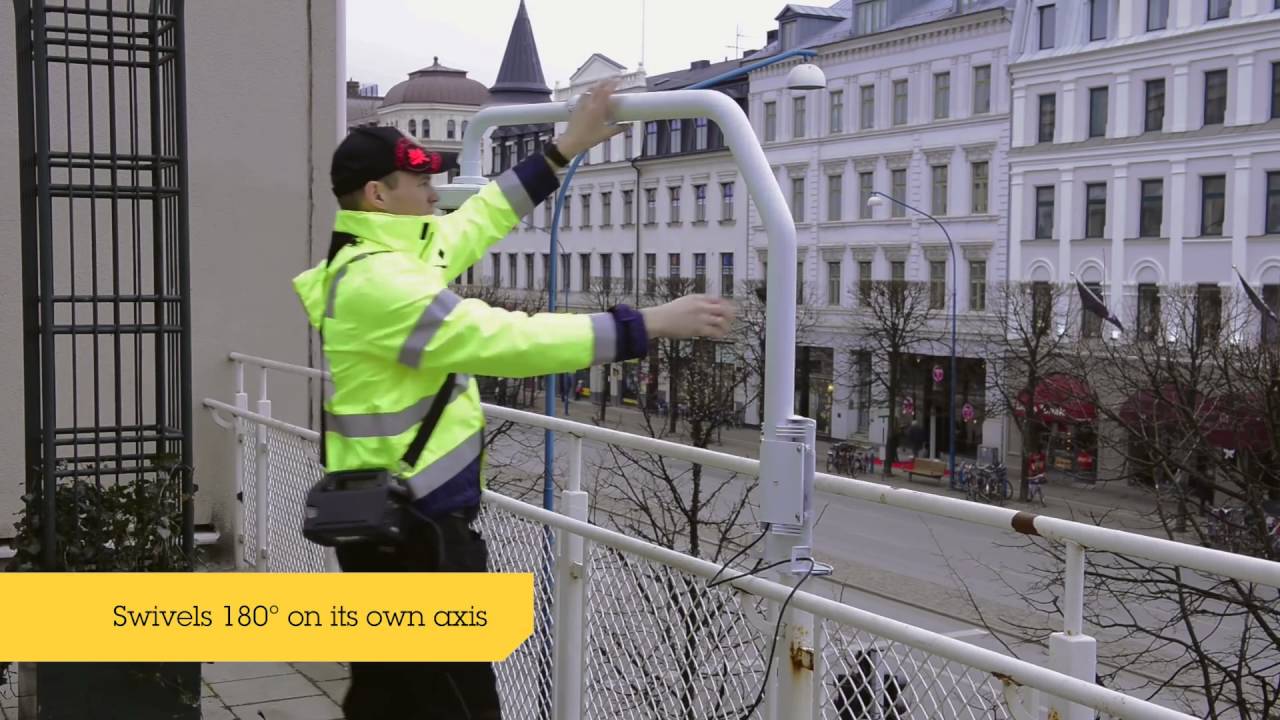 Axis - T91D62 Telescopic Parapet Mount - YouTube