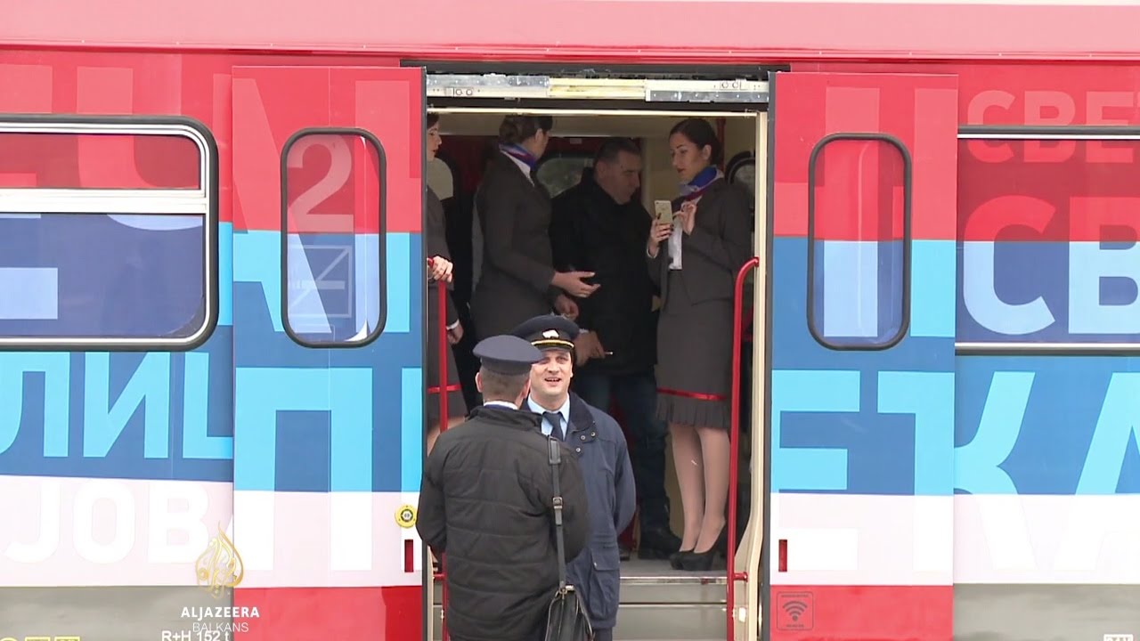 Linija Beograd - Mitrovica: Moderni voz koji podiže prašinu - YouTube