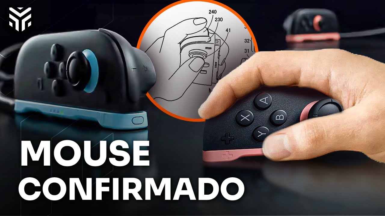 CONFIRMADO! Nintendo Switch 2 VAI TER MOUSE! - YouTube